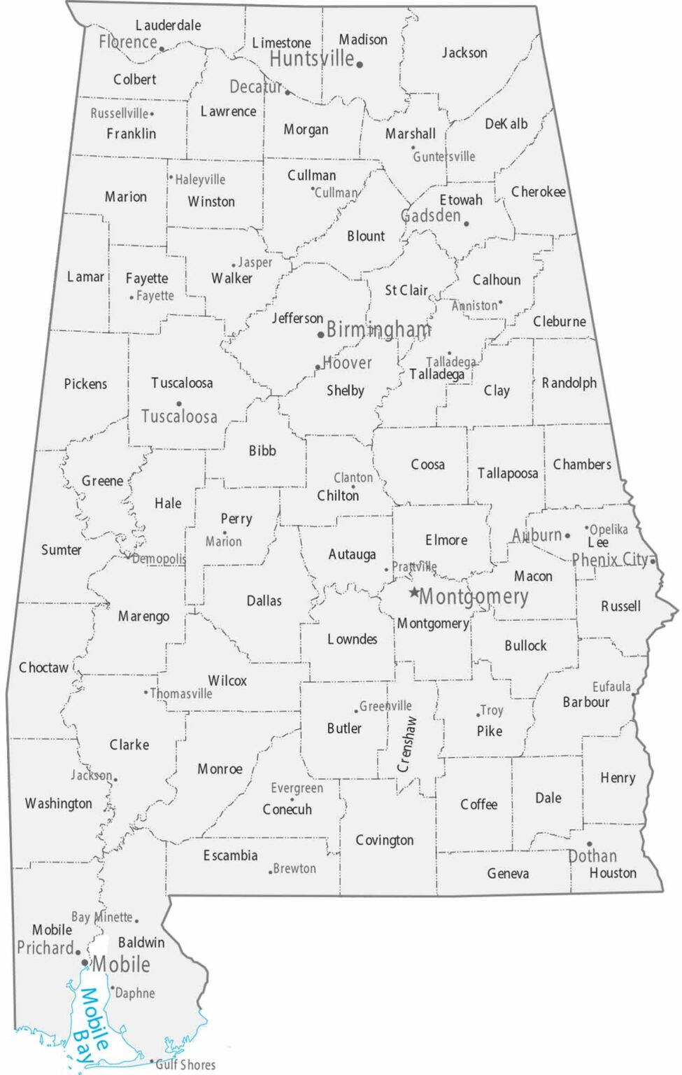 Map of Dothan, Alabama - US Maps