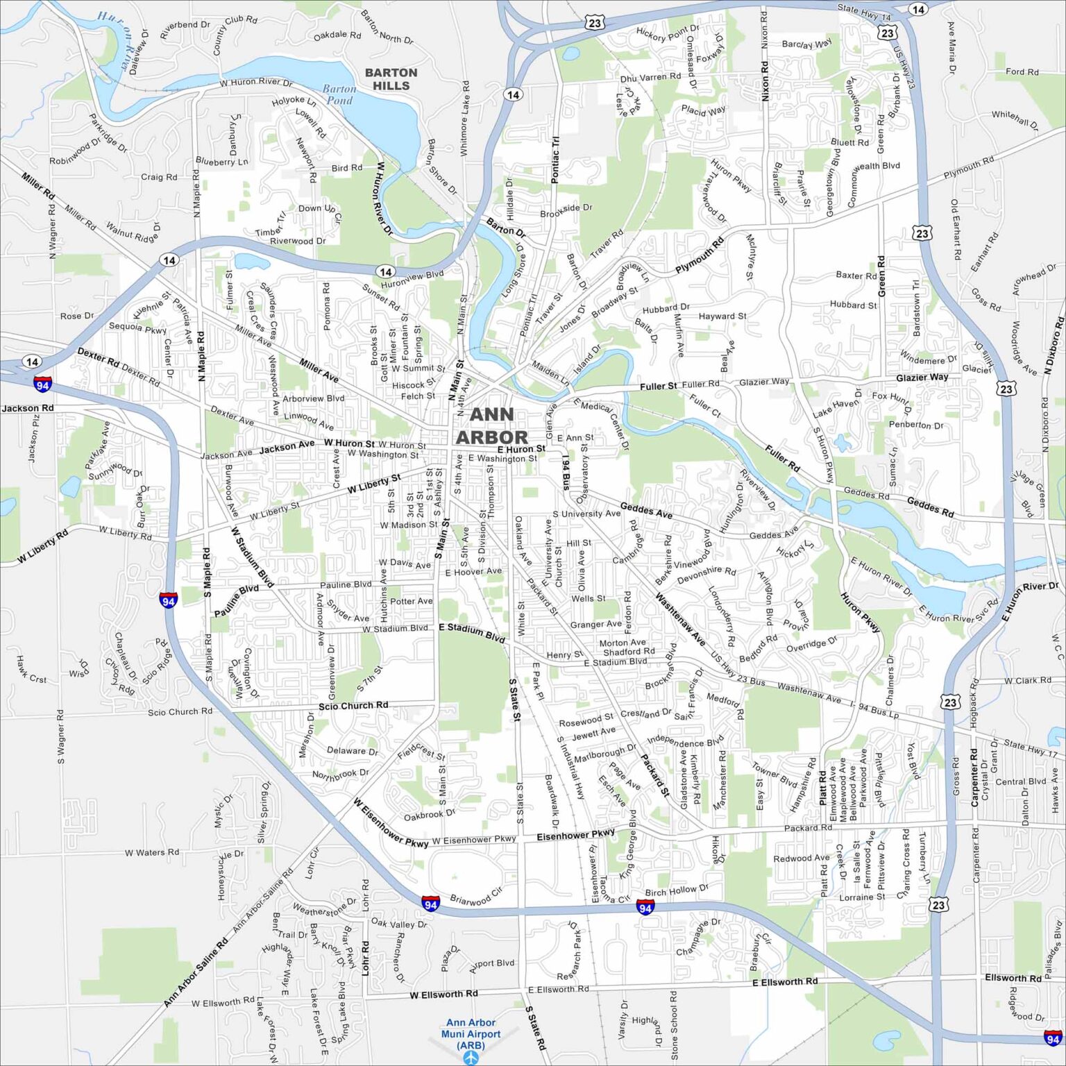 Map of Flint, Michigan - US Maps