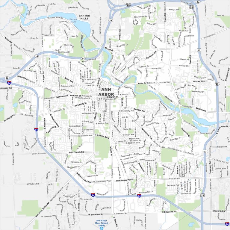 Map of Flint, Michigan - US Maps