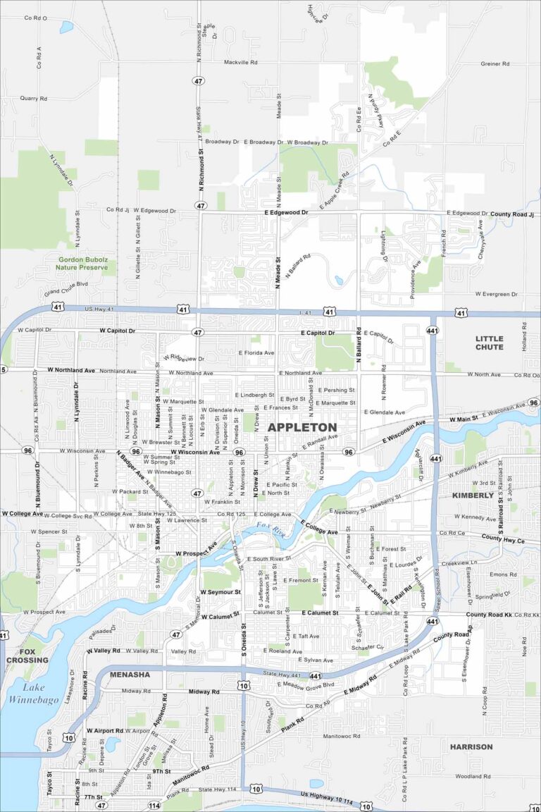 Map of Wisconsin - US Maps
