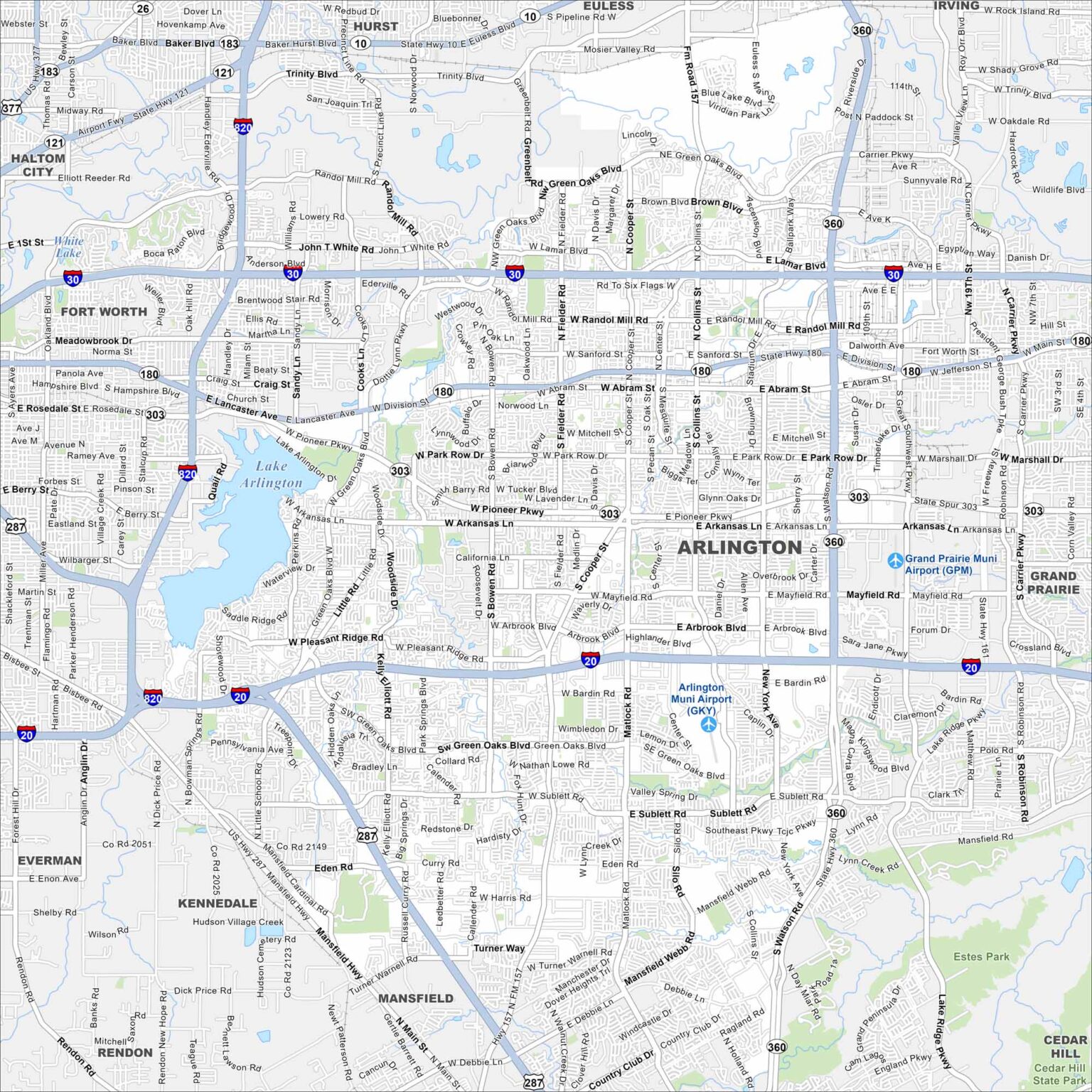 Map of Georgetown, Texas - US Maps