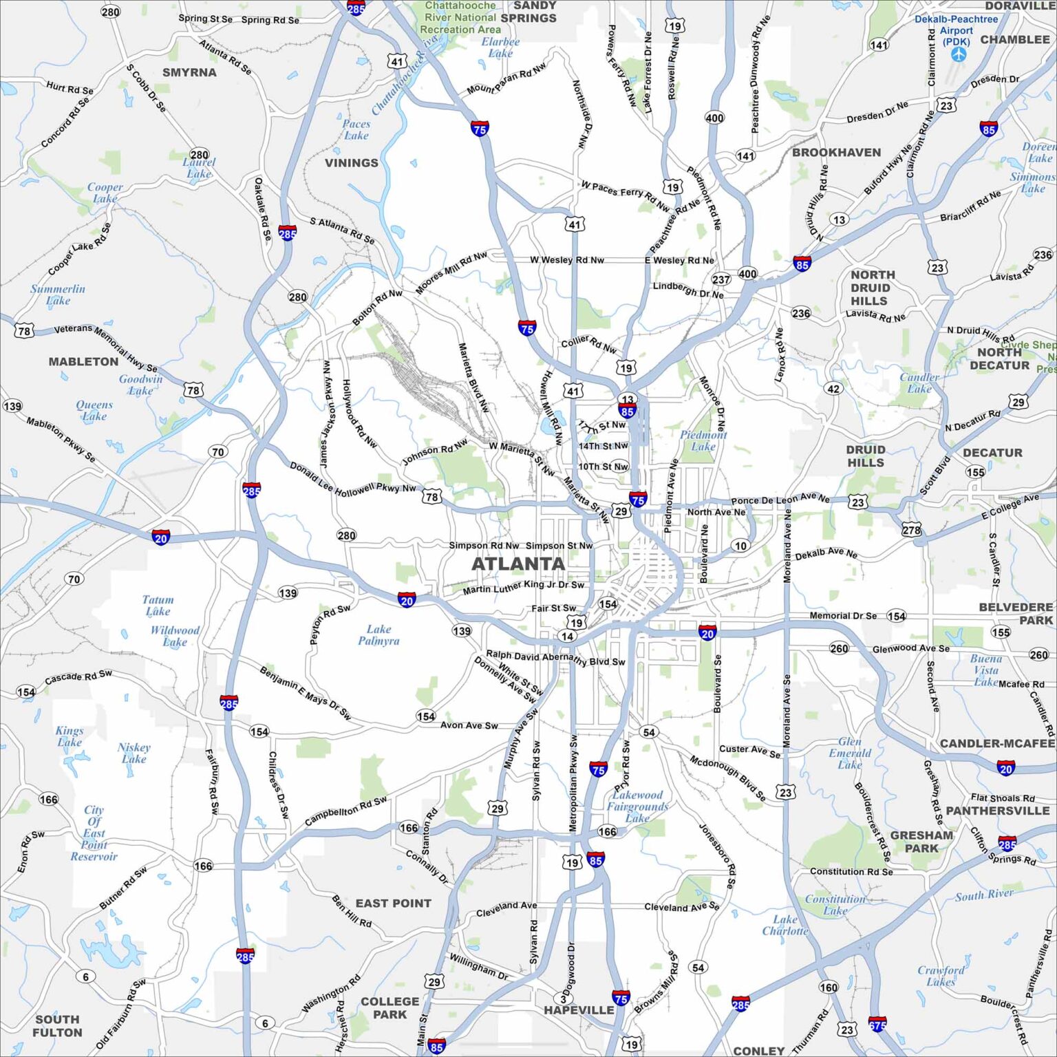 Map of Alpharetta, Georgia - US Maps