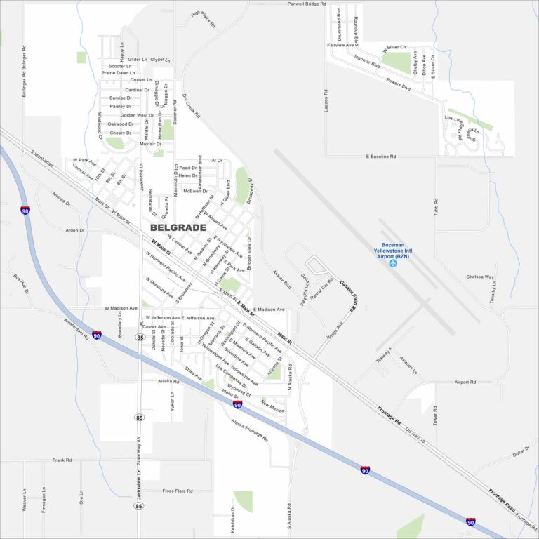 Map of Bozeman, Montana - US Maps