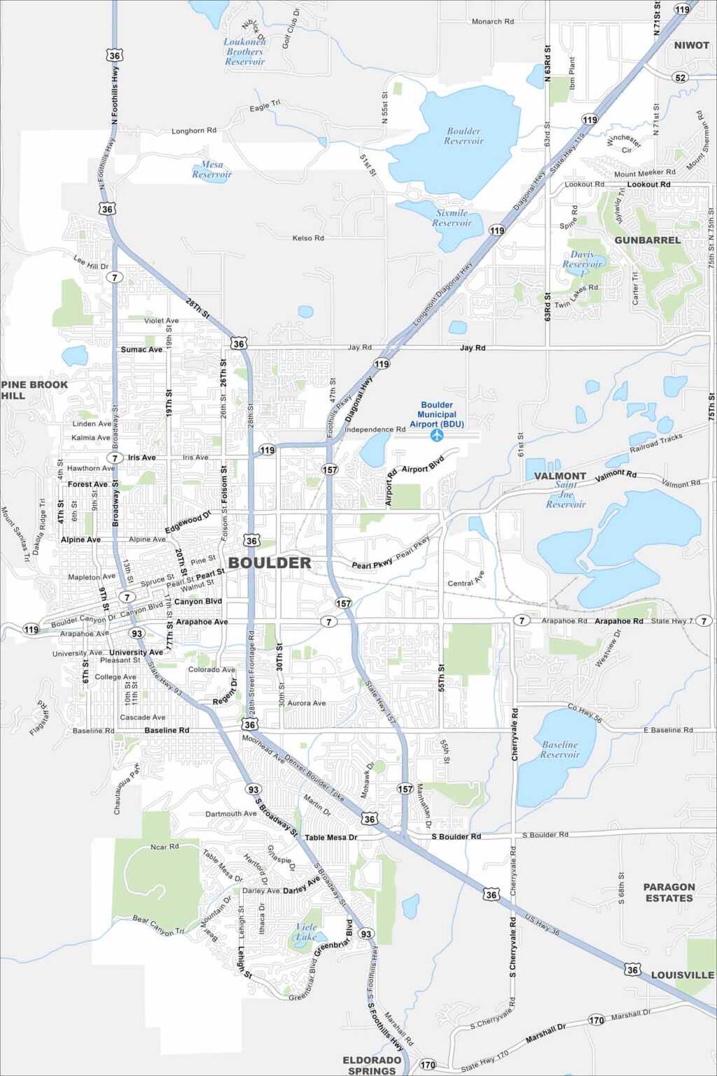 Downtown Denver Map - US Maps