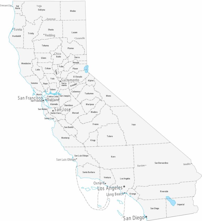 Tennessee Counties and Cities Map - US Maps