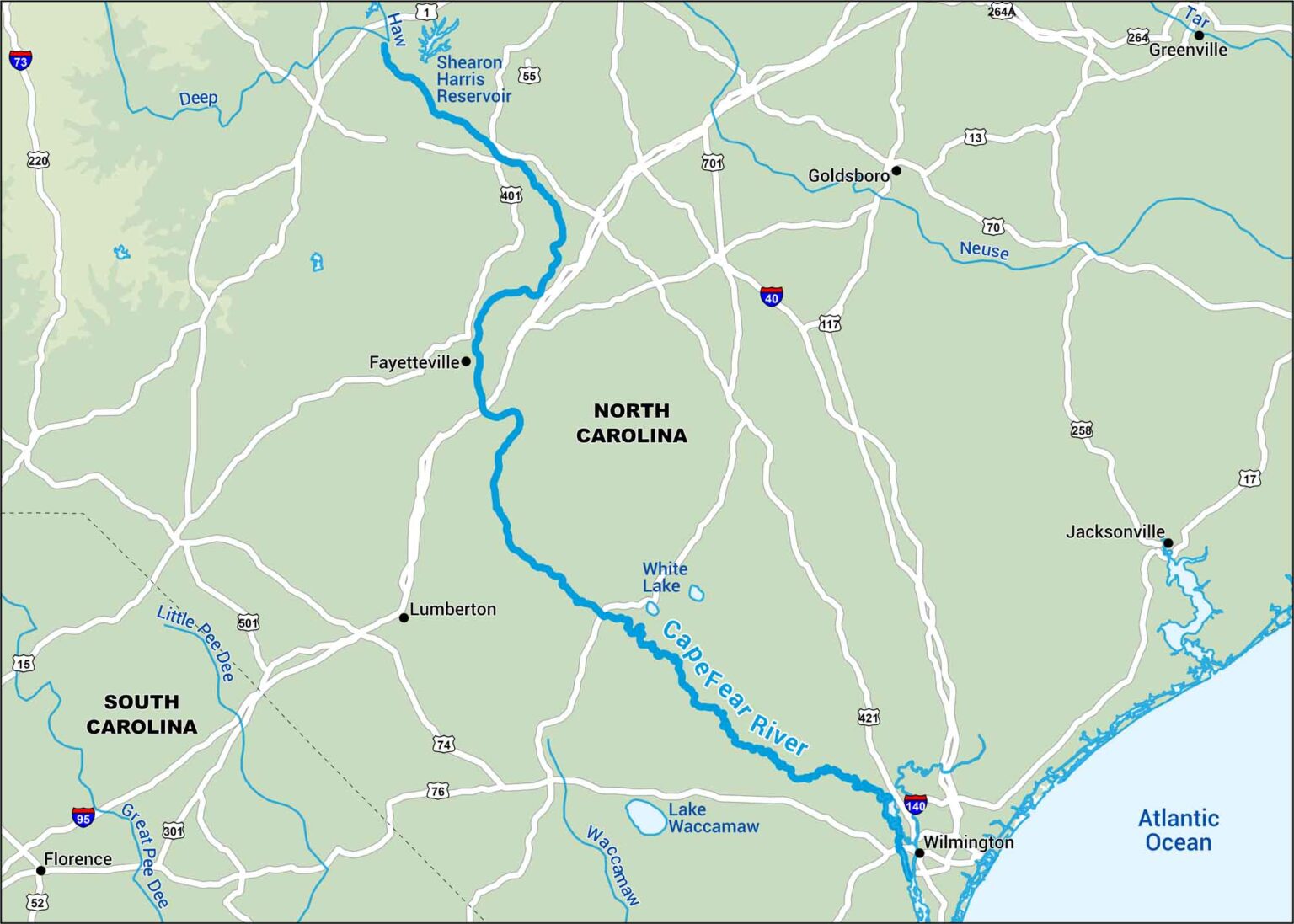 Savannah River Map - US Maps