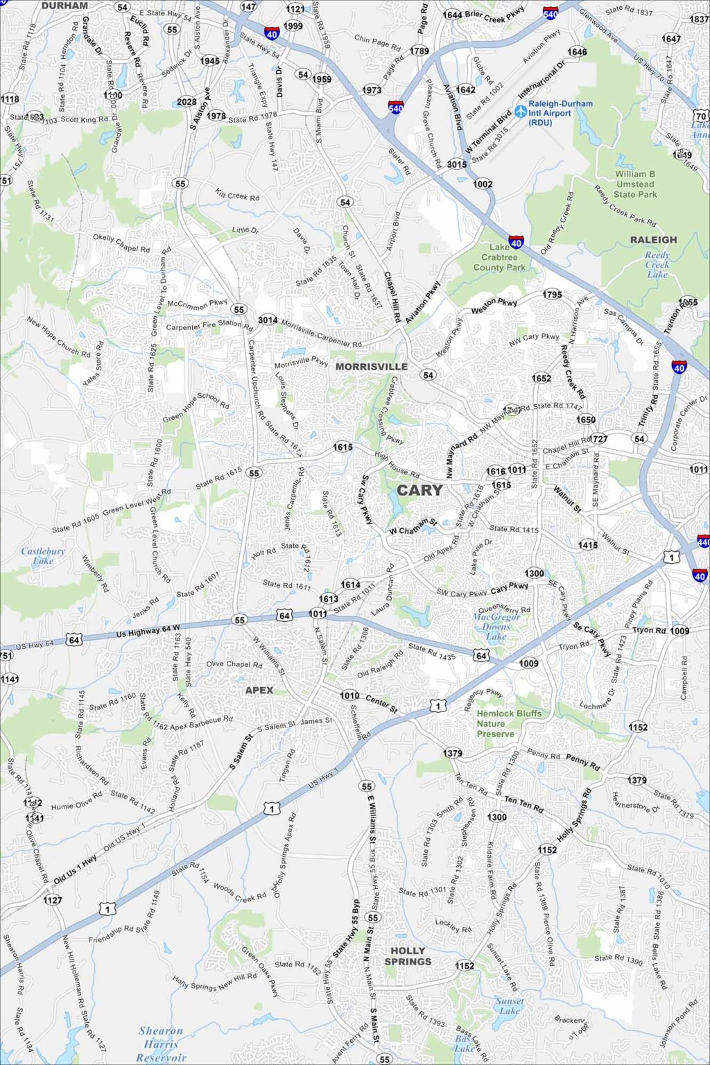 Map of North Carolina - US Maps