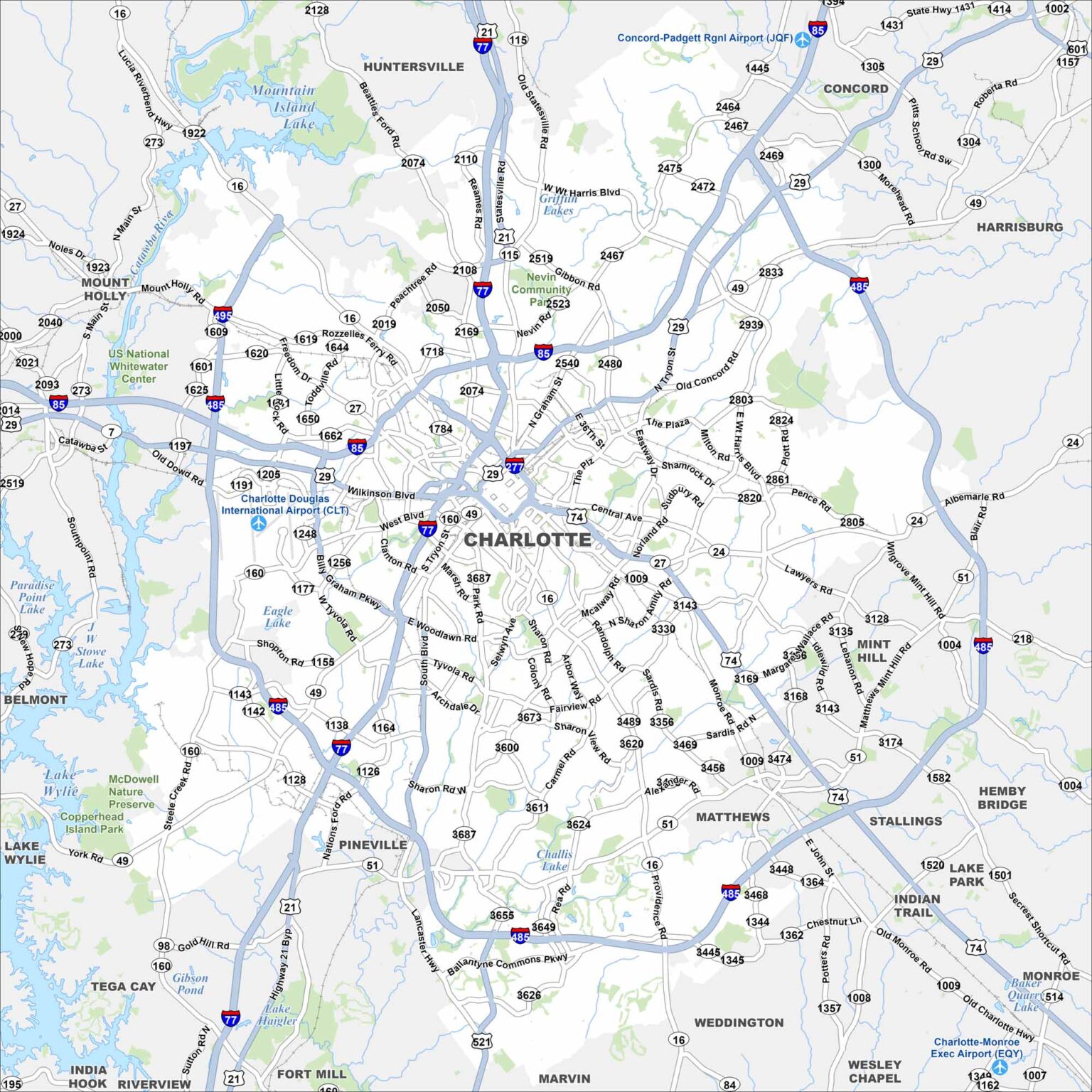 Map of North Carolina - US Maps