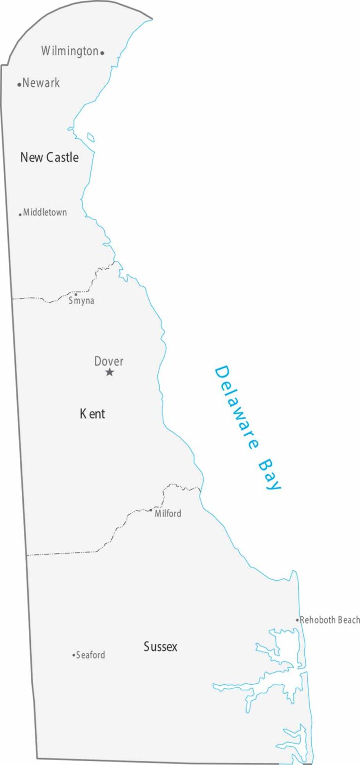 Pennsylvania Counties and Cities Map - US Maps