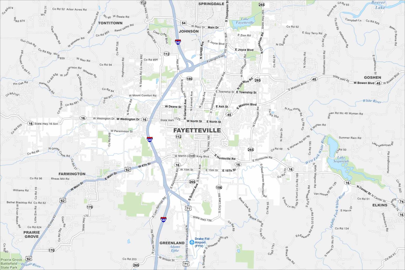 Map of Conway, Arkansas - US Maps
