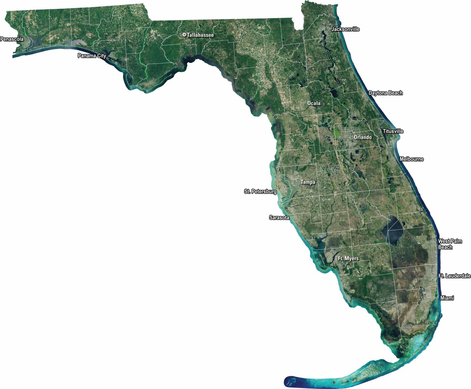 Florida Zip Code Map - US Maps