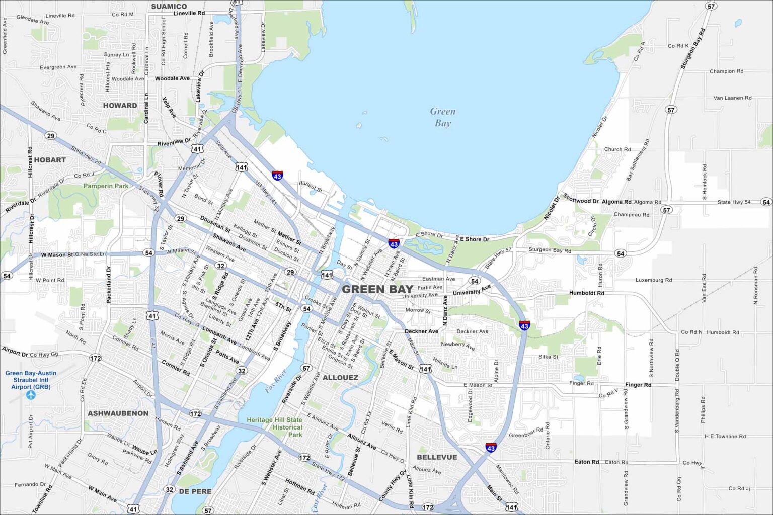 Map of Wisconsin - US Maps