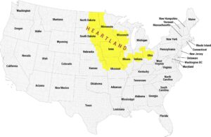 Heartland America Map - US Maps