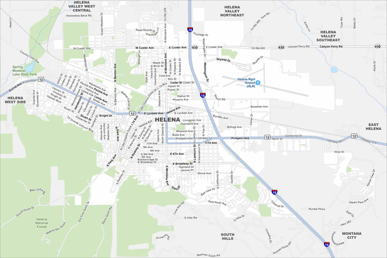 Map of Bozeman, Montana - US Maps