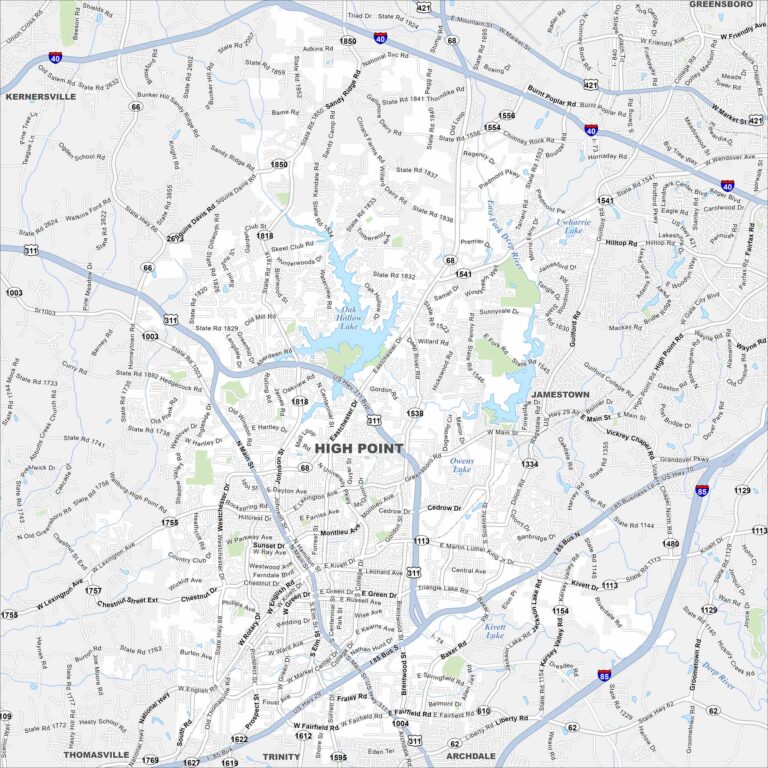 Map of North Carolina - US Maps
