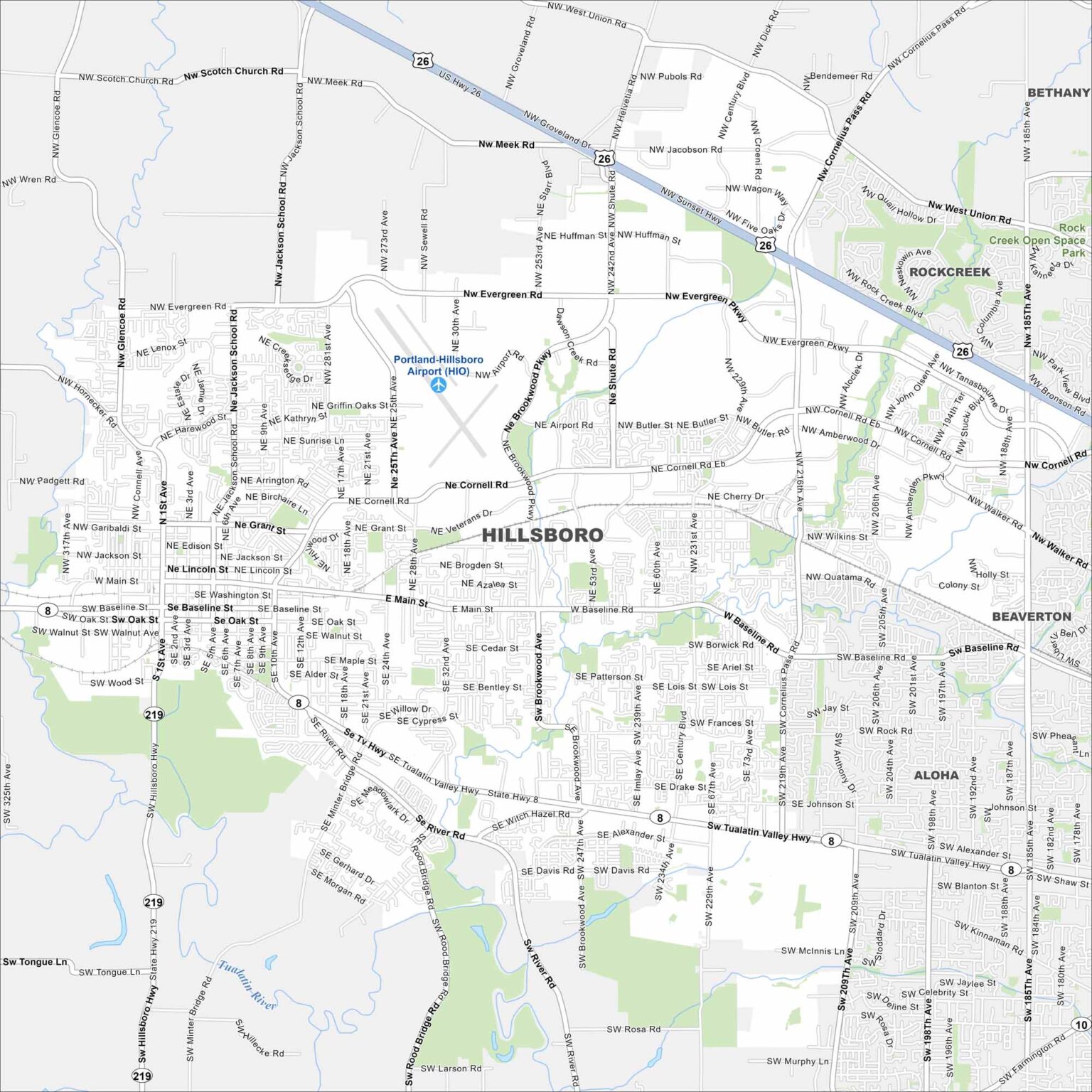 Map of Corvallis, Oregon - US Maps