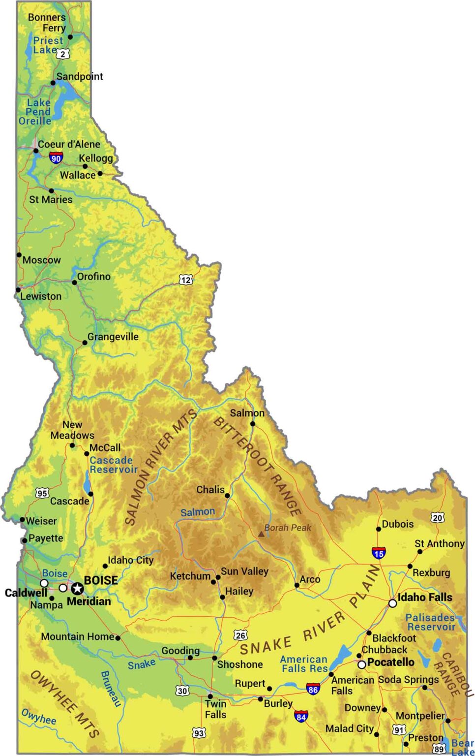 Map of Meridian, Idaho - US Maps