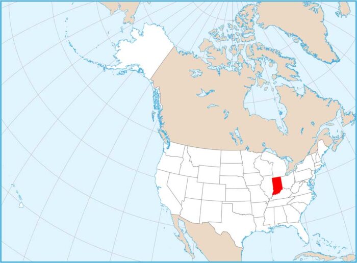 Indiana Counties and Cities Map - US Maps