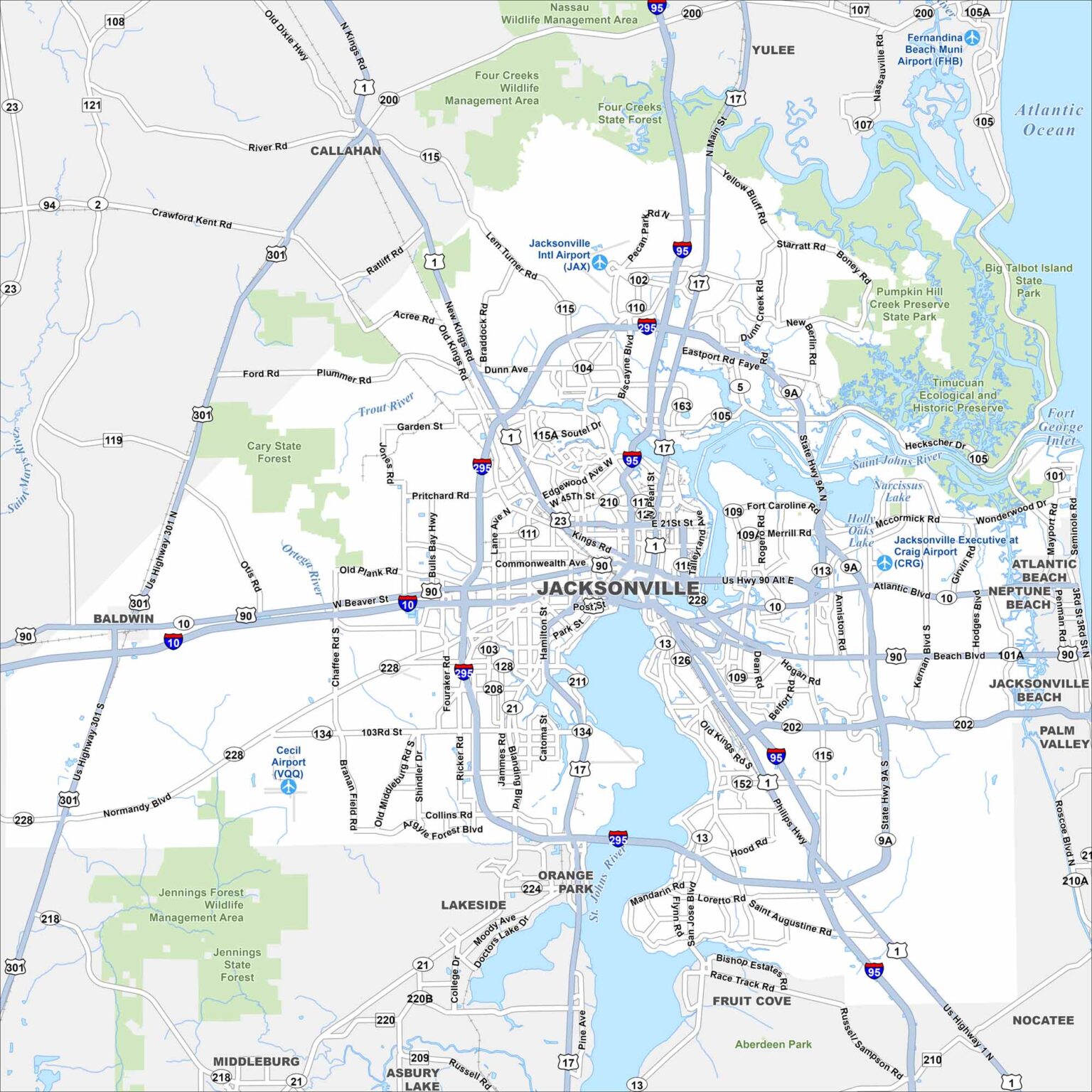 Map of Crestview, Florida - US Maps