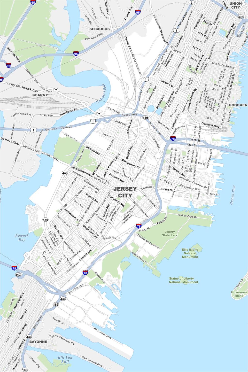 Map of Asbury Park, New Jersey - US Maps