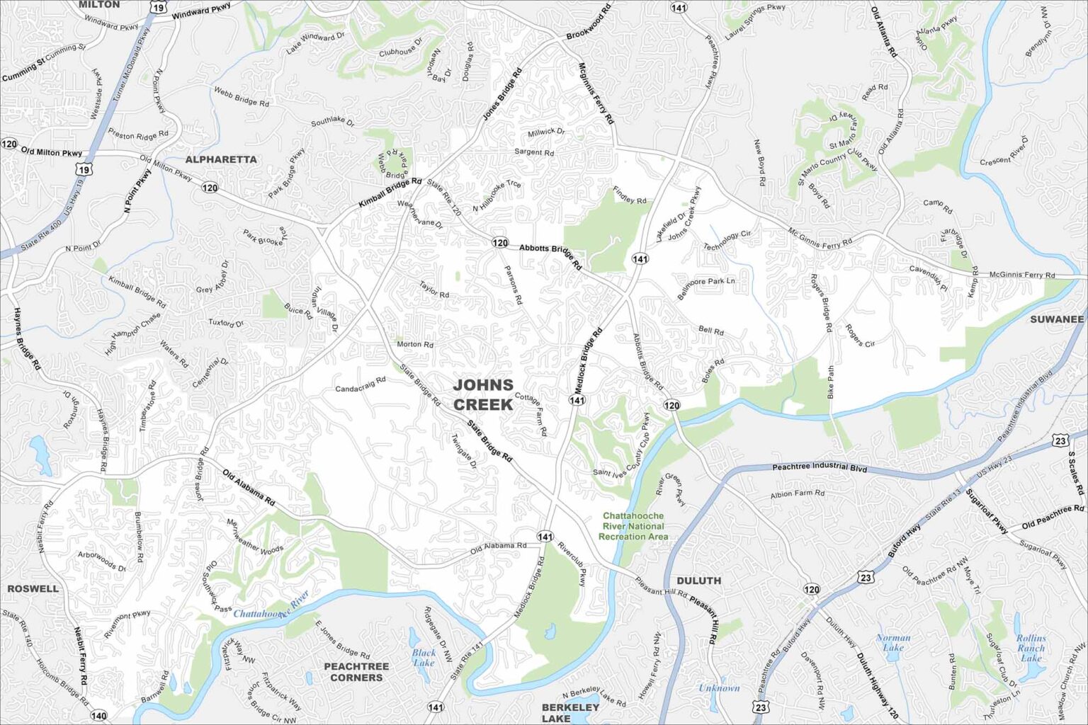Map of Alpharetta, Georgia - US Maps