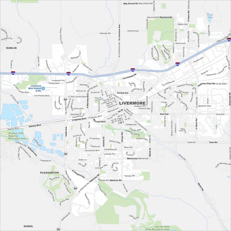 Map of Livermore, California - US Maps