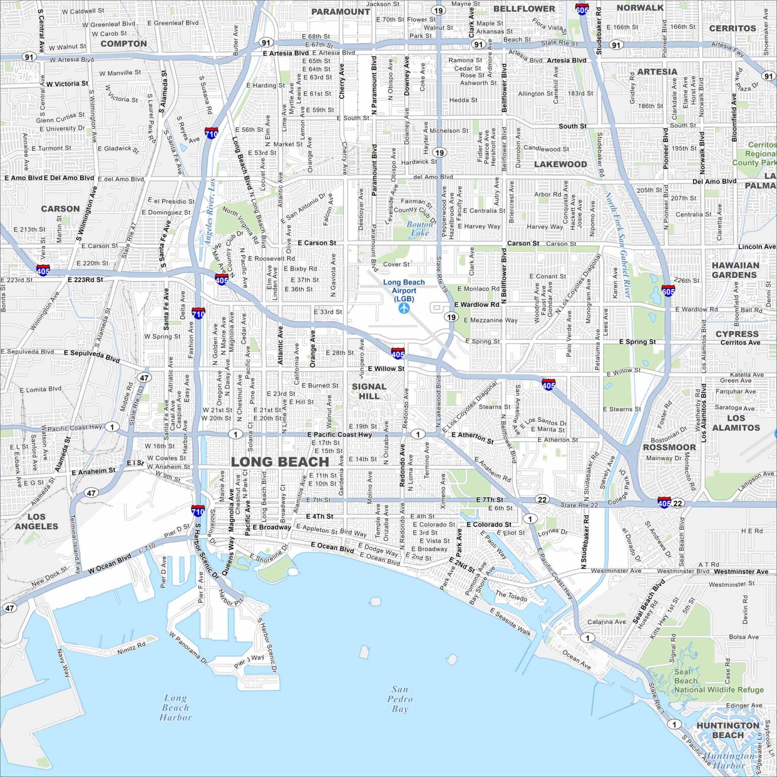 Map of Petaluma, California - US Maps