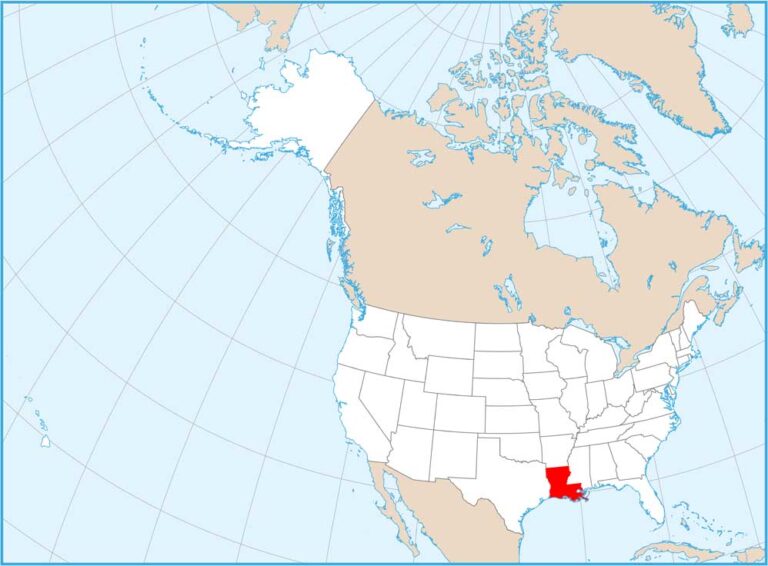 Map of Louisiana - US Maps
