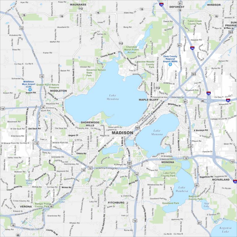 Map of Eau Claire, Wisconsin - US Maps