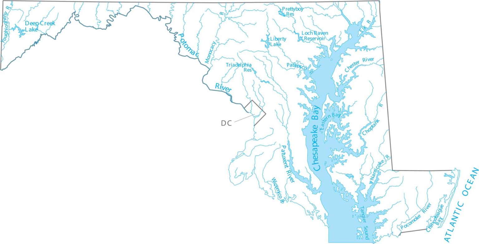 Map of Maryland - US Maps