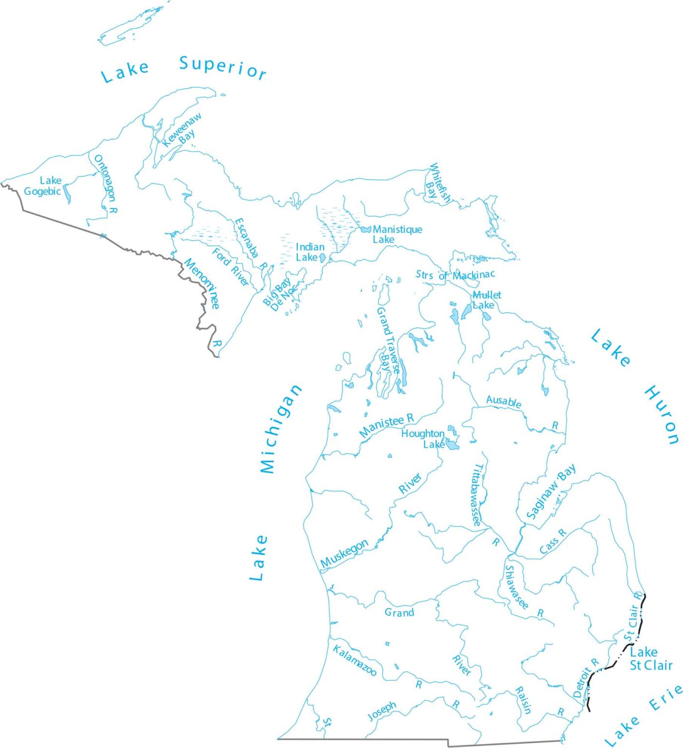 Michigan Zip Code Map - US Maps