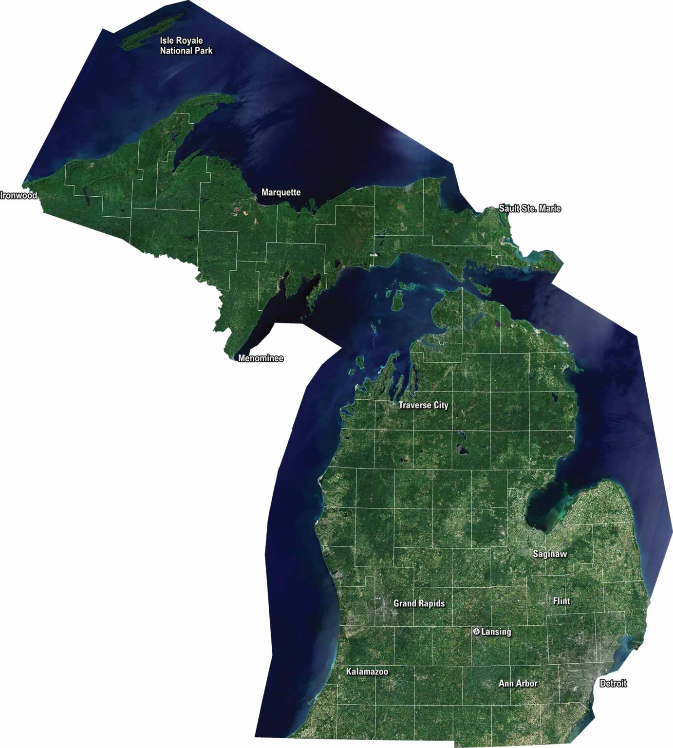 Map of Dearborn, Michigan - US Maps