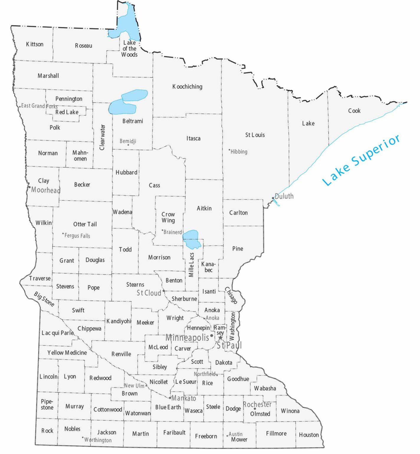 Map of Duluth, Minnesota - US Maps