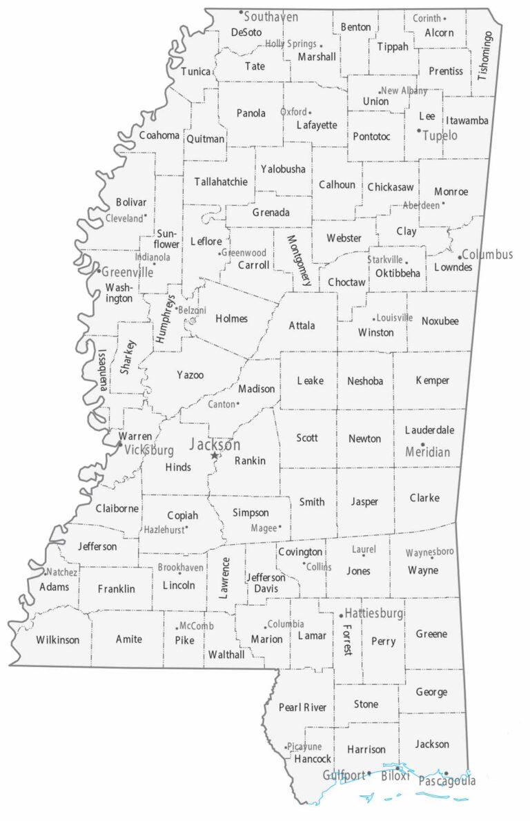 Map of Biloxi, Mississippi - US Maps