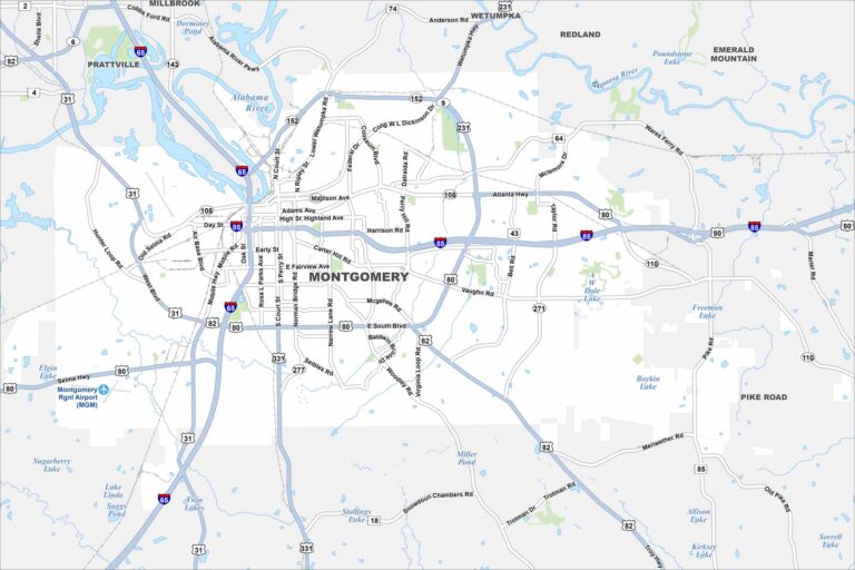 Map of Dothan, Alabama - US Maps