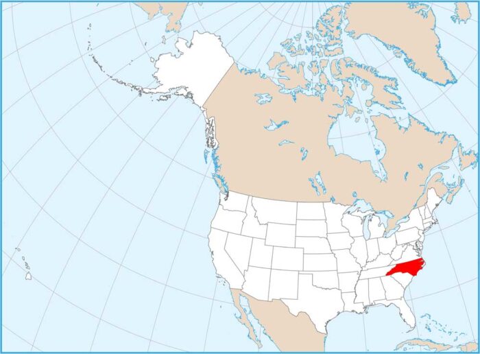 Map of North Carolina - US Maps