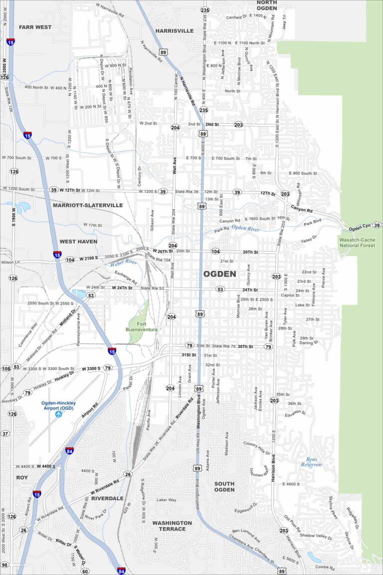 Map of Logan, Utah - US Maps