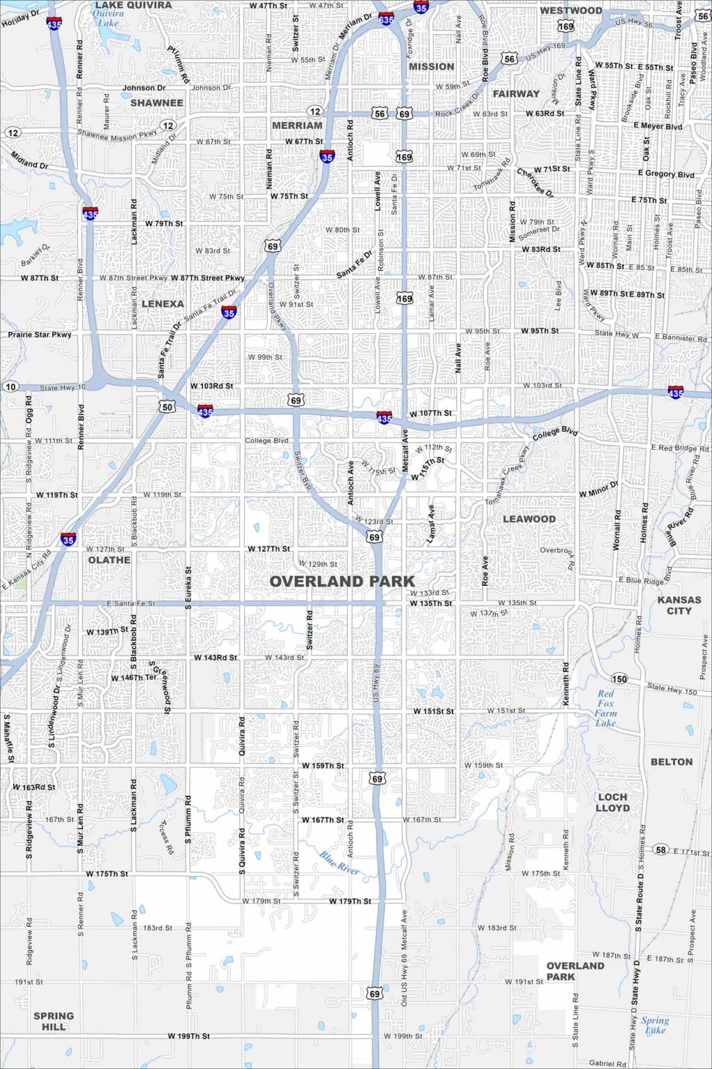 Map of Topeka, Kansas - US Maps