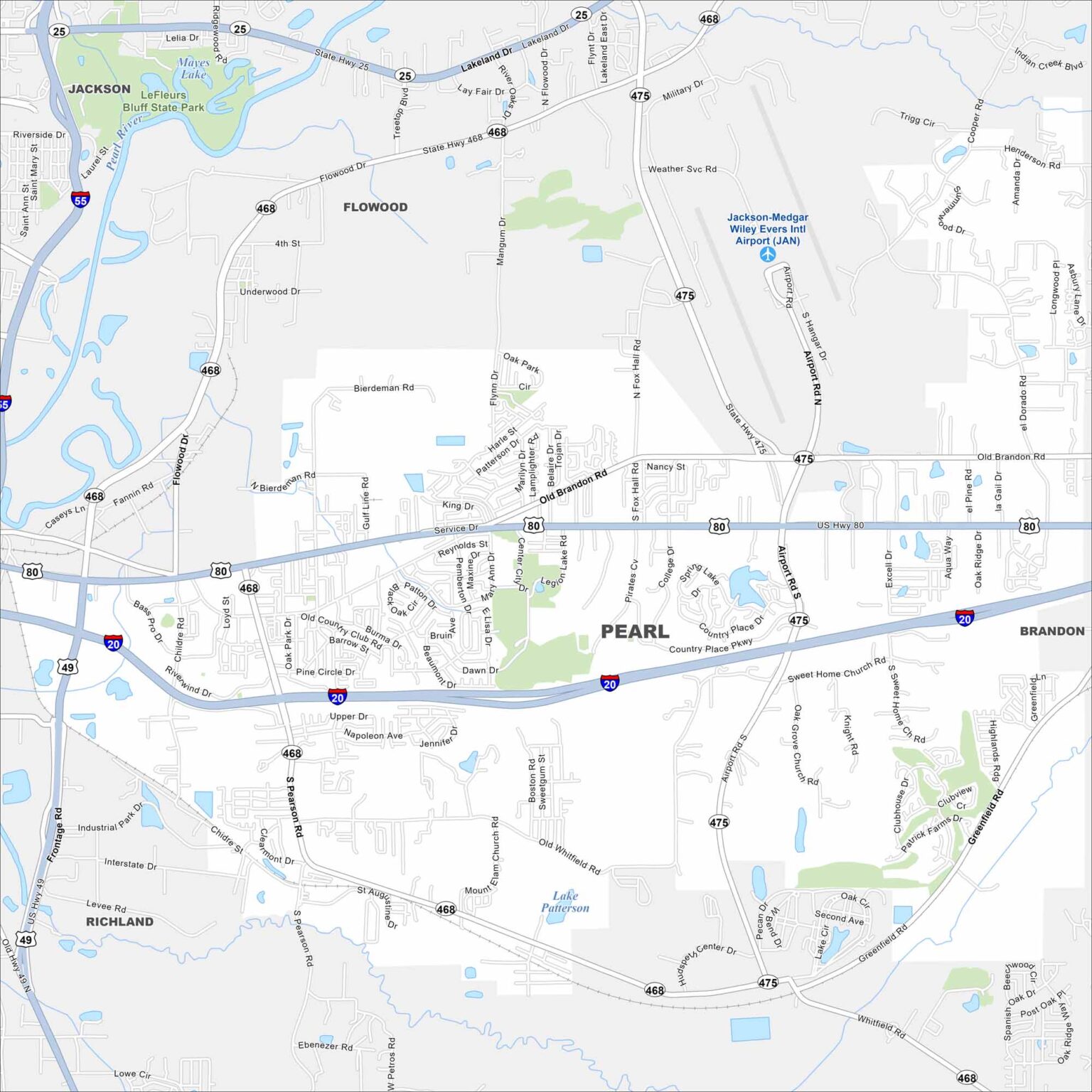 Map of Biloxi, Mississippi - US Maps