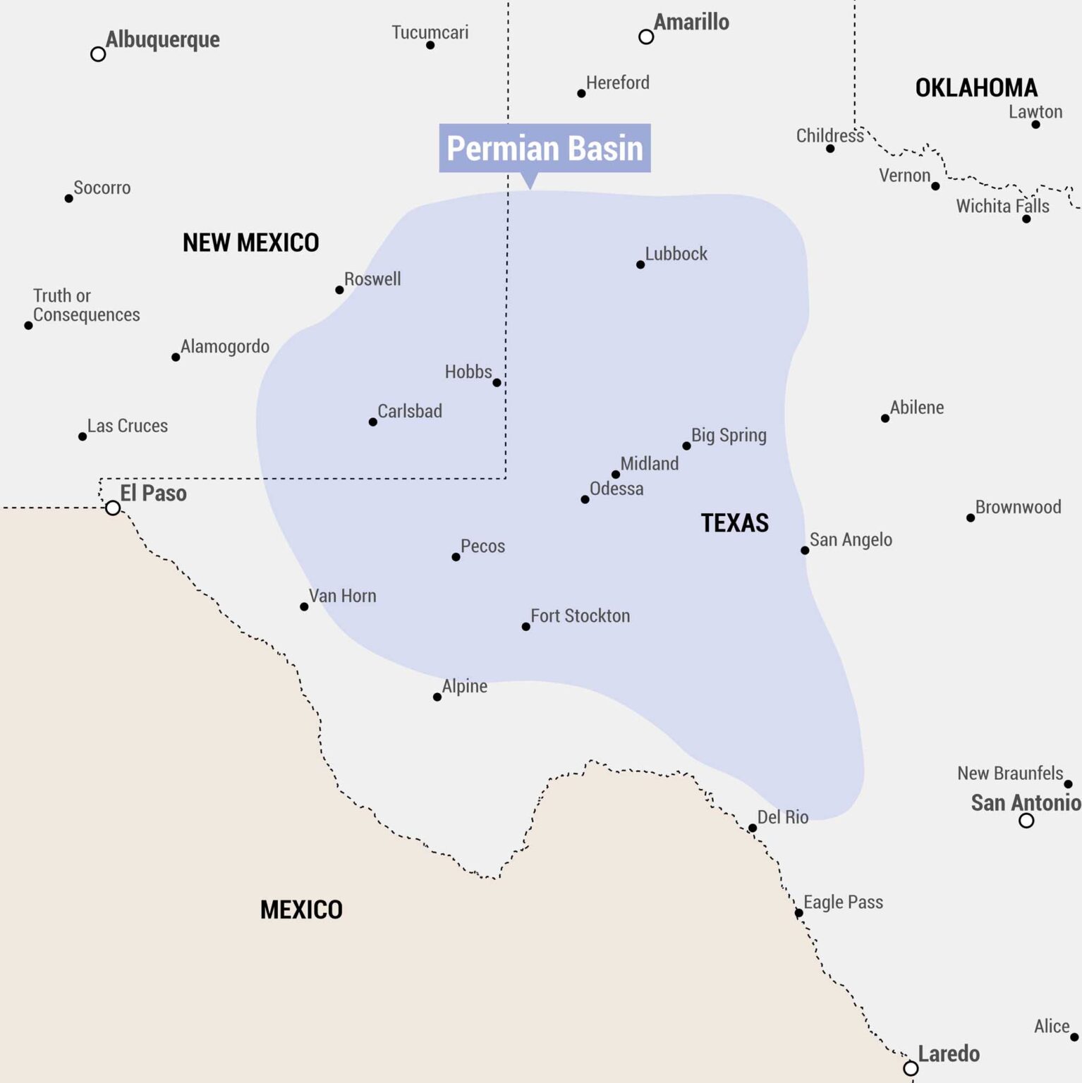 Permian Basin Map - US Maps