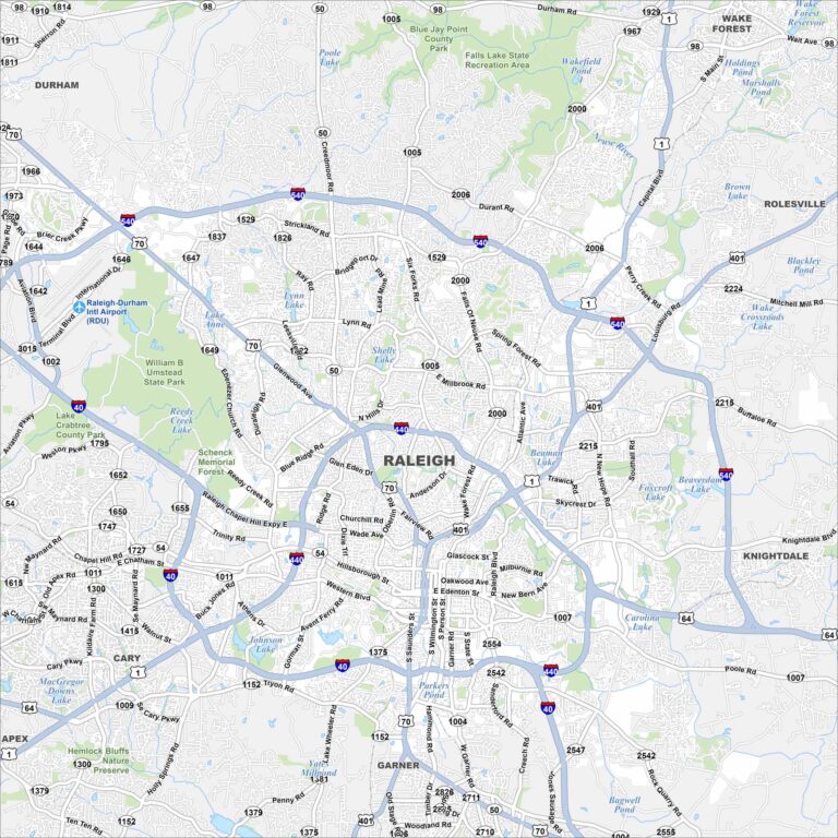 Map of North Carolina - US Maps