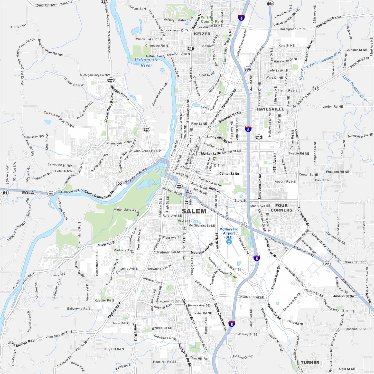Map of Pendleton, Oregon - US Maps