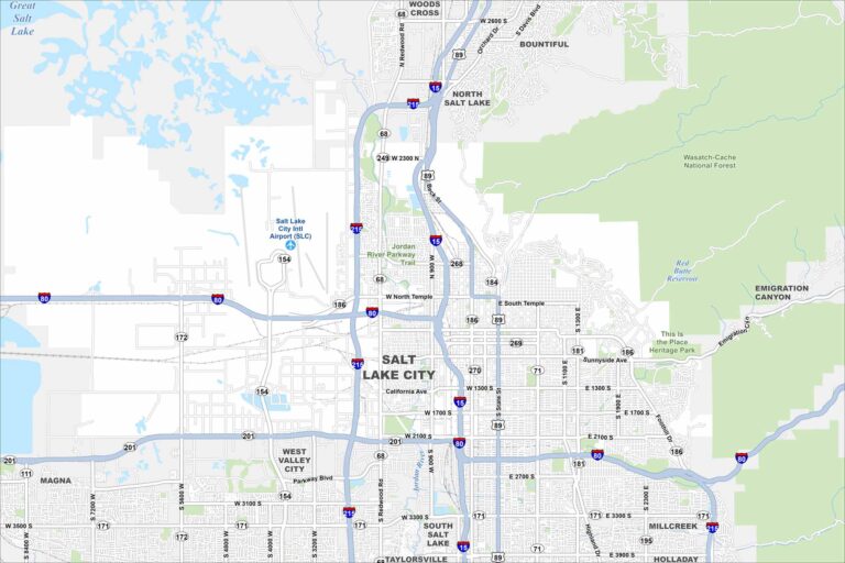 Map of Logan, Utah - US Maps