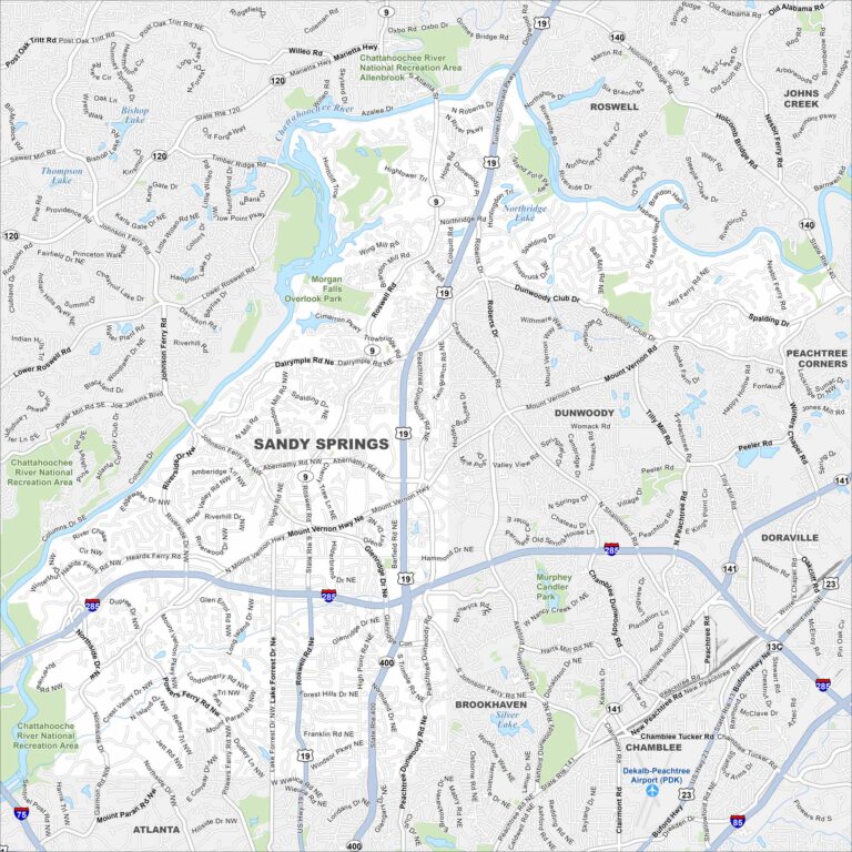 Map of Alpharetta, Georgia - US Maps
