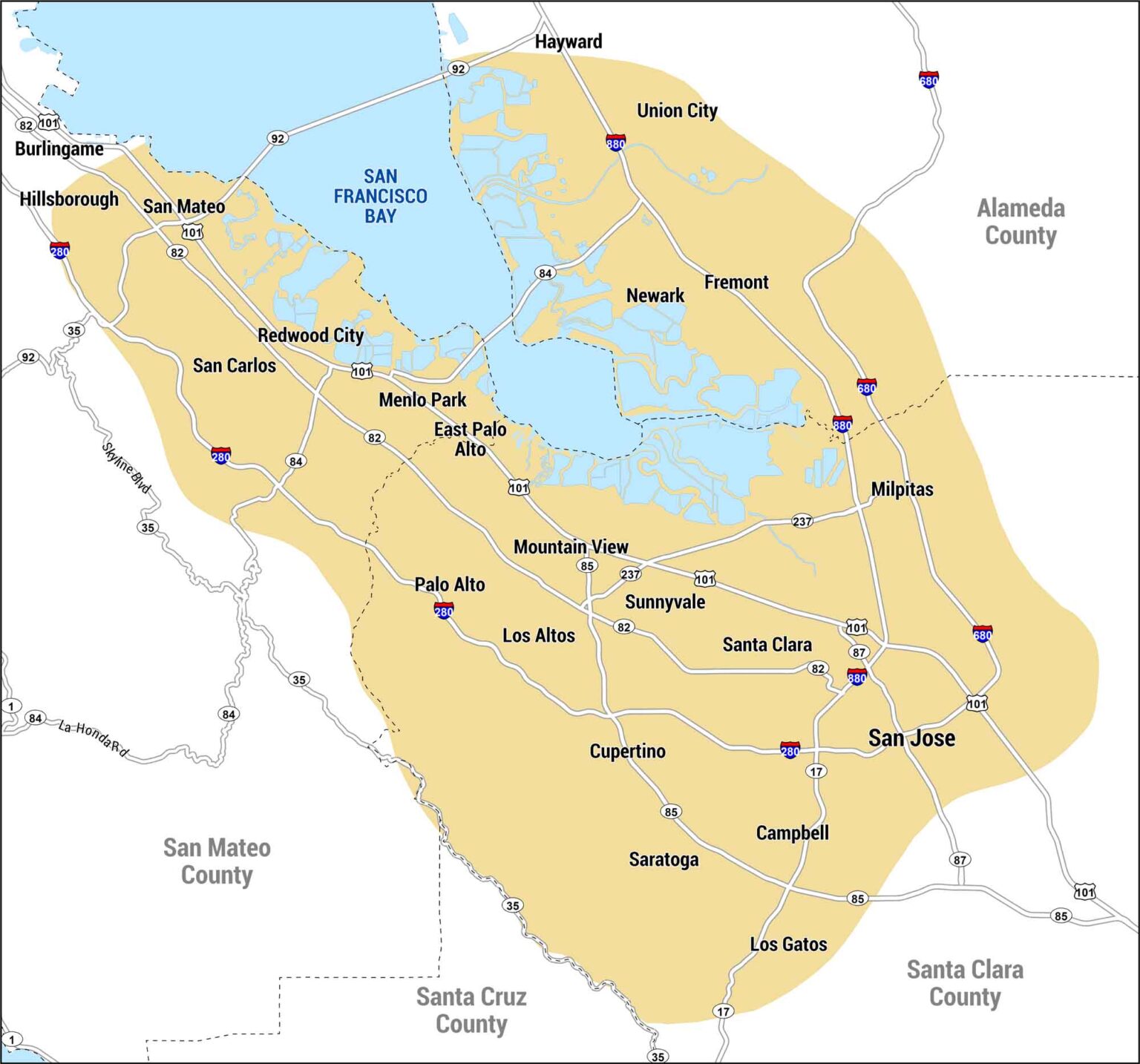Rust Belt Map - US Maps