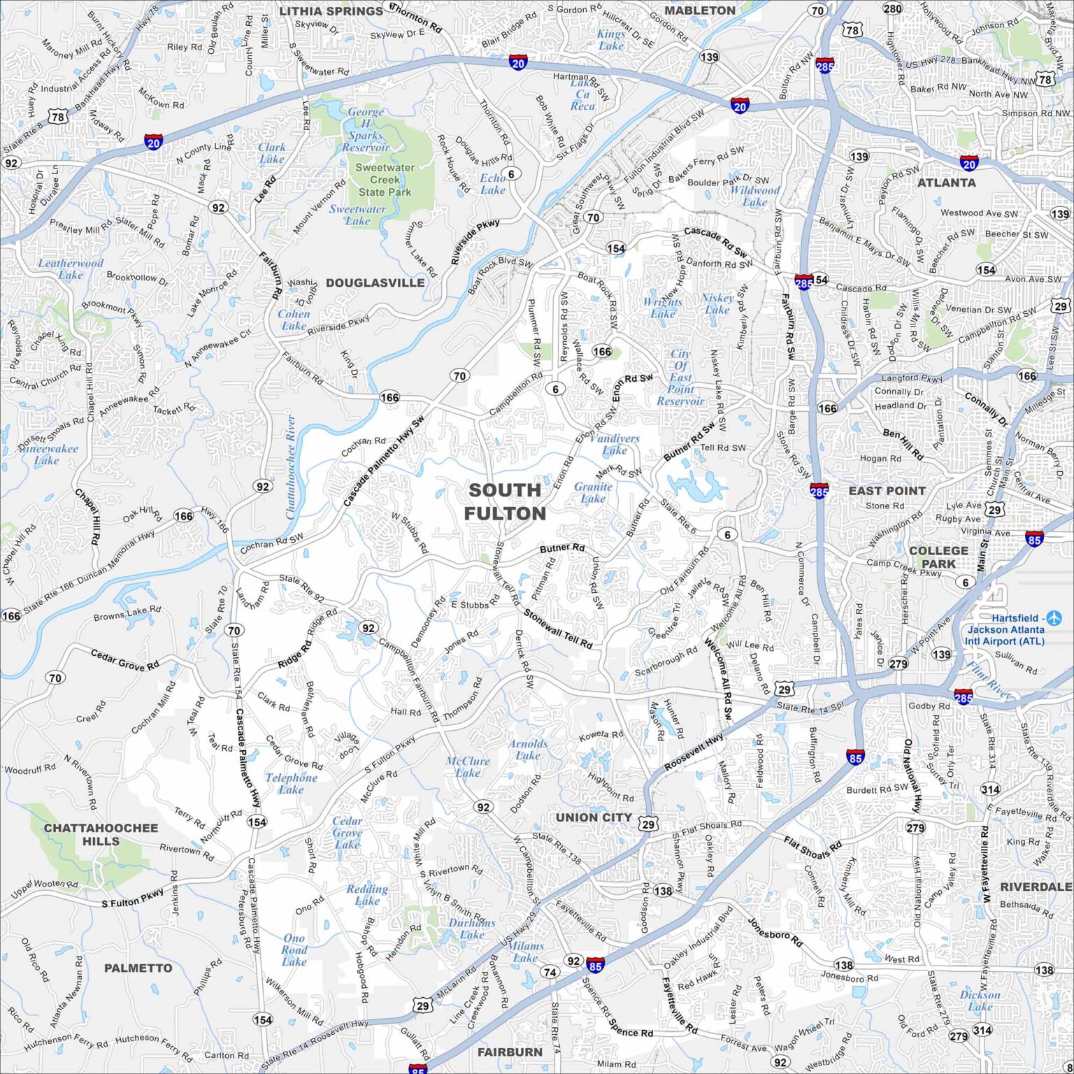 Map of Macon, Georgia - US Maps
