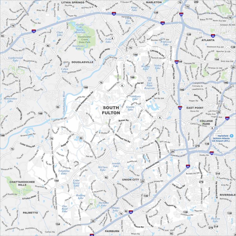 Map of Alpharetta, Georgia - US Maps