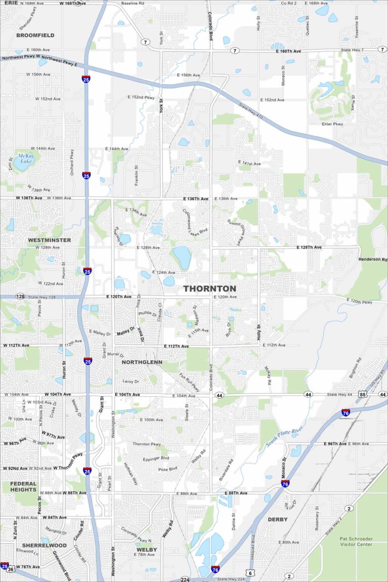 Map of Loveland, Colorado - US Maps
