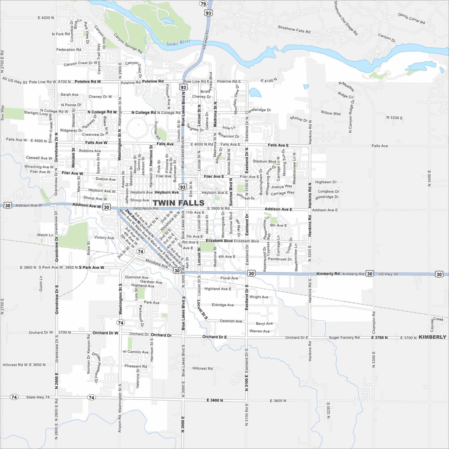 Map of Meridian, Idaho - US Maps
