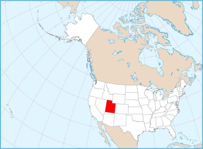 Utah Lakes and Rivers Map - US Maps